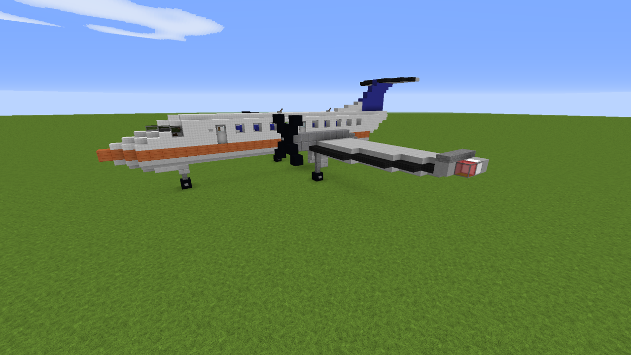 EMB-120 Close to 1:1 Scale Minecraft Map
