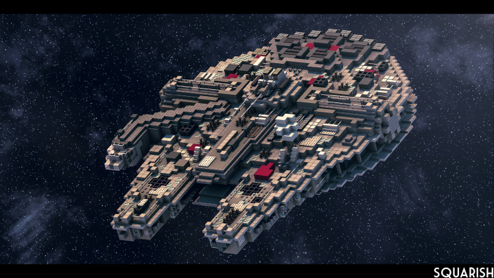 The Millennium Falcon Minecraft Map