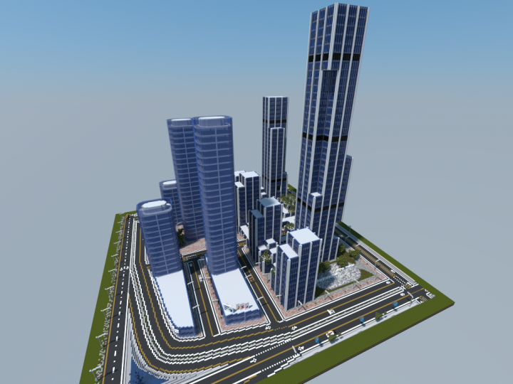 Shenwan Station Towers Plot, Shenzhen GD Minecraft Map