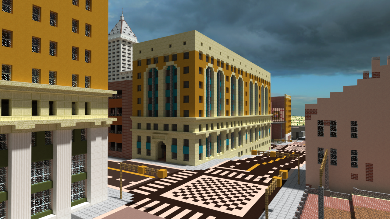 Early 1900's Post Office: The Bakerstown Project Minecraft Map