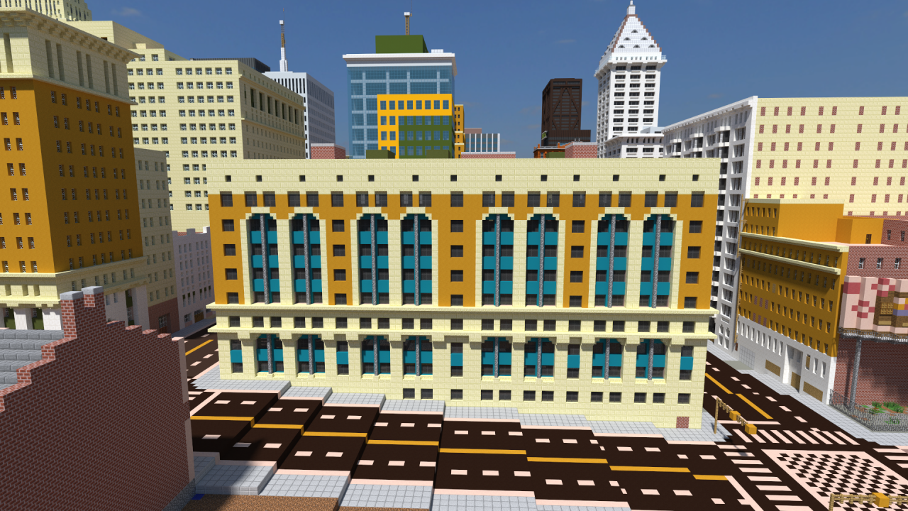 Early 1900's Post Office: The Bakerstown Project Minecraft Map