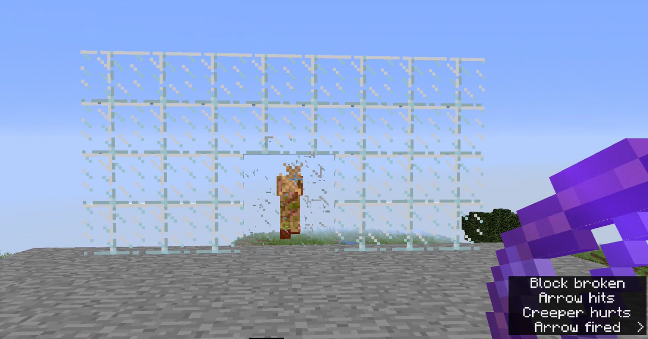 Glass Breaking DataPack Minecraft Mod