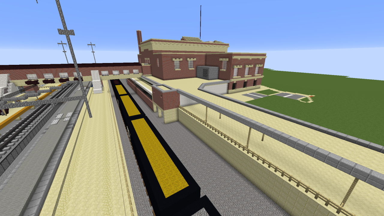 Amtrak Lancaster Train Station Minecraft Map