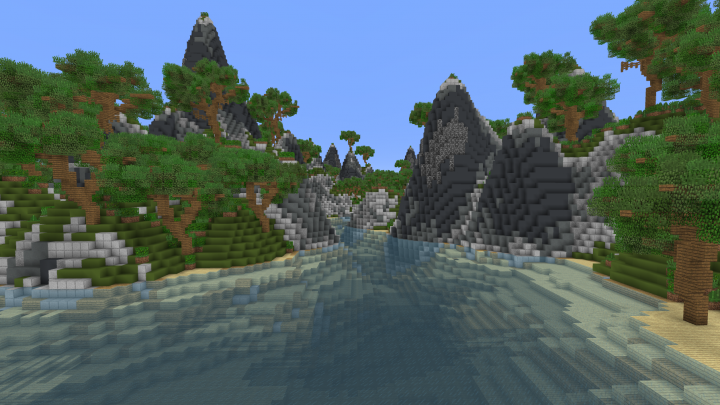 Jungle Terrain Minecraft Map