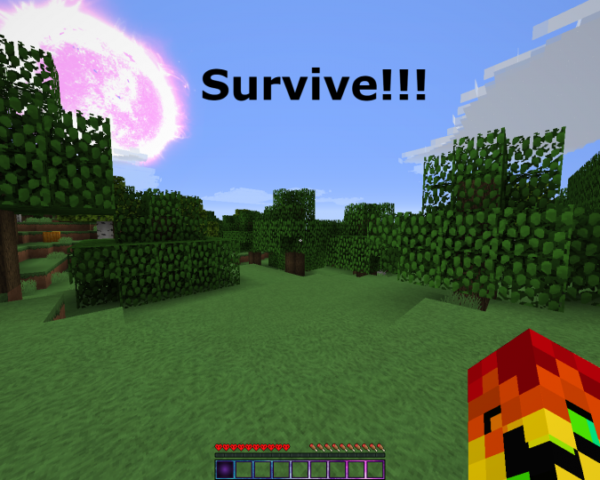 Survive the minecraft hardcore mode Minecraft Map