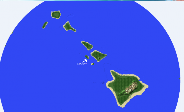 Islands of Hawaii Minecraft Map