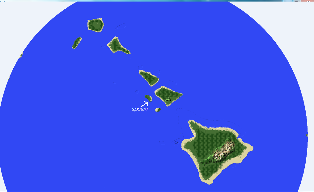 Islands of Hawaii Minecraft Map