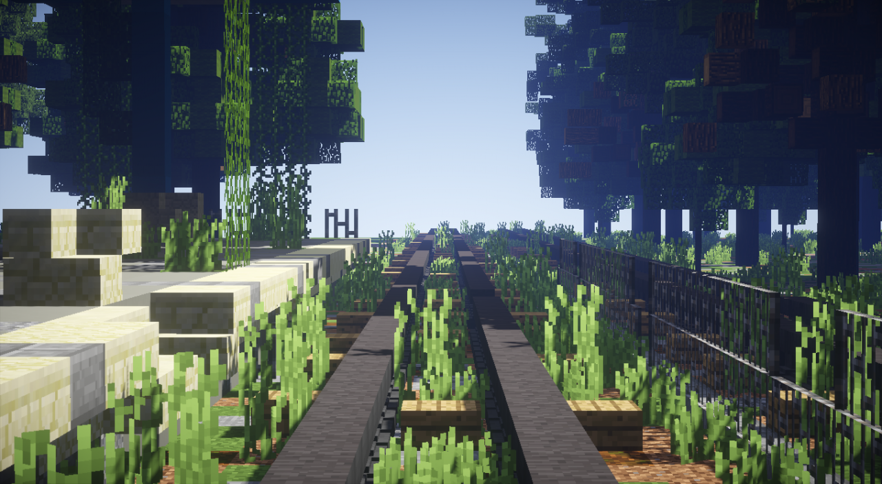 Abandoned Train Station | Forest Minecraft Map