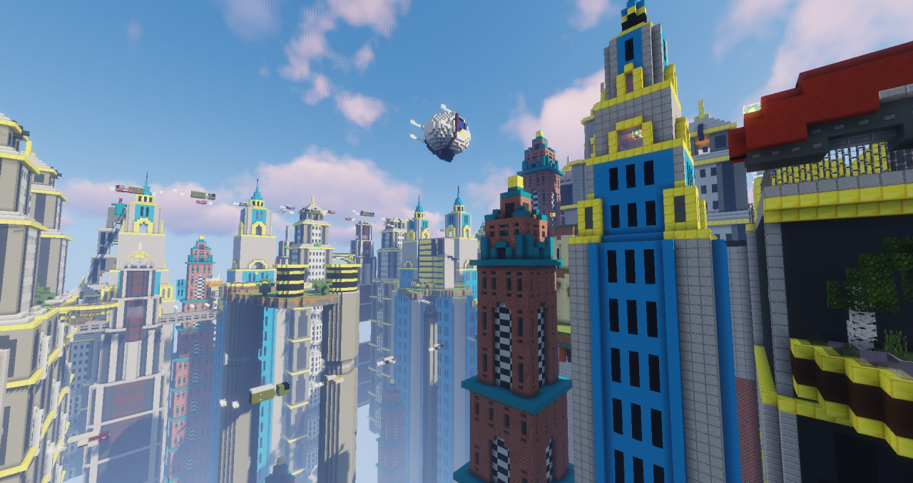 Metropolis - Ratchet and Clank Minecraft Map