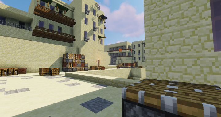 Dust 2 (Counter Strike Global Offensive) Minecraft Map