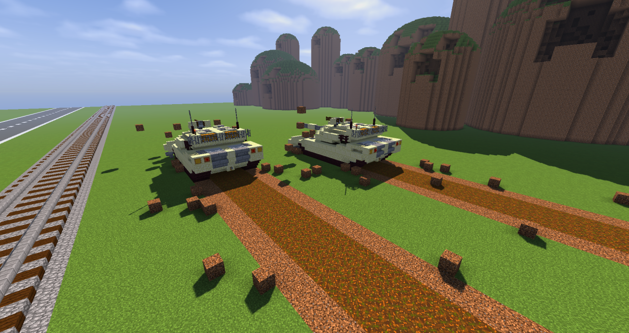 M1 Abrams - Anti Mine Tank Minecraft Map