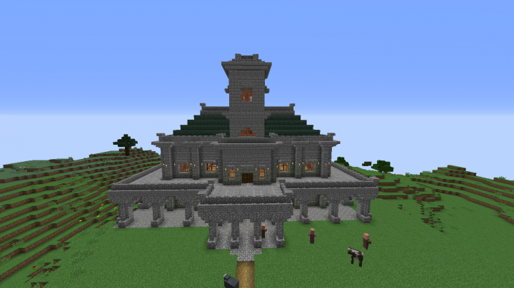 Wyld Citadel - Prismarine and Stone Survival Build Minecraft Map
