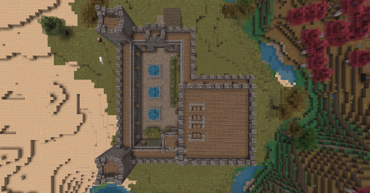Free to use - Small Castle Minecraft Map