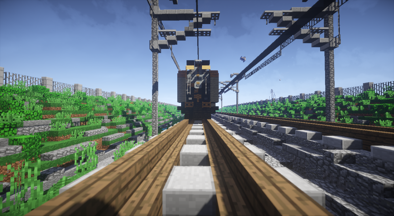 Union Pacific Challenger 844 Steam locomotive Minecraft Map