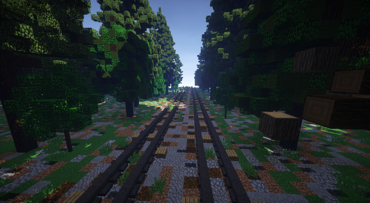 Abandoned Train Station | Forest Minecraft Map
