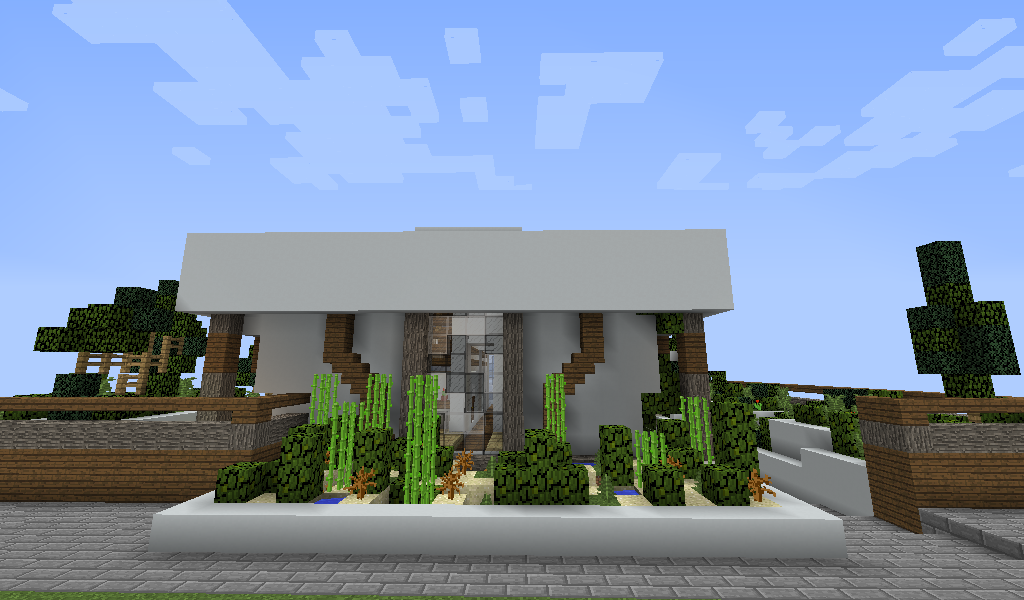 LEVELS-a modern house by Glaubb_ Minecraft Map