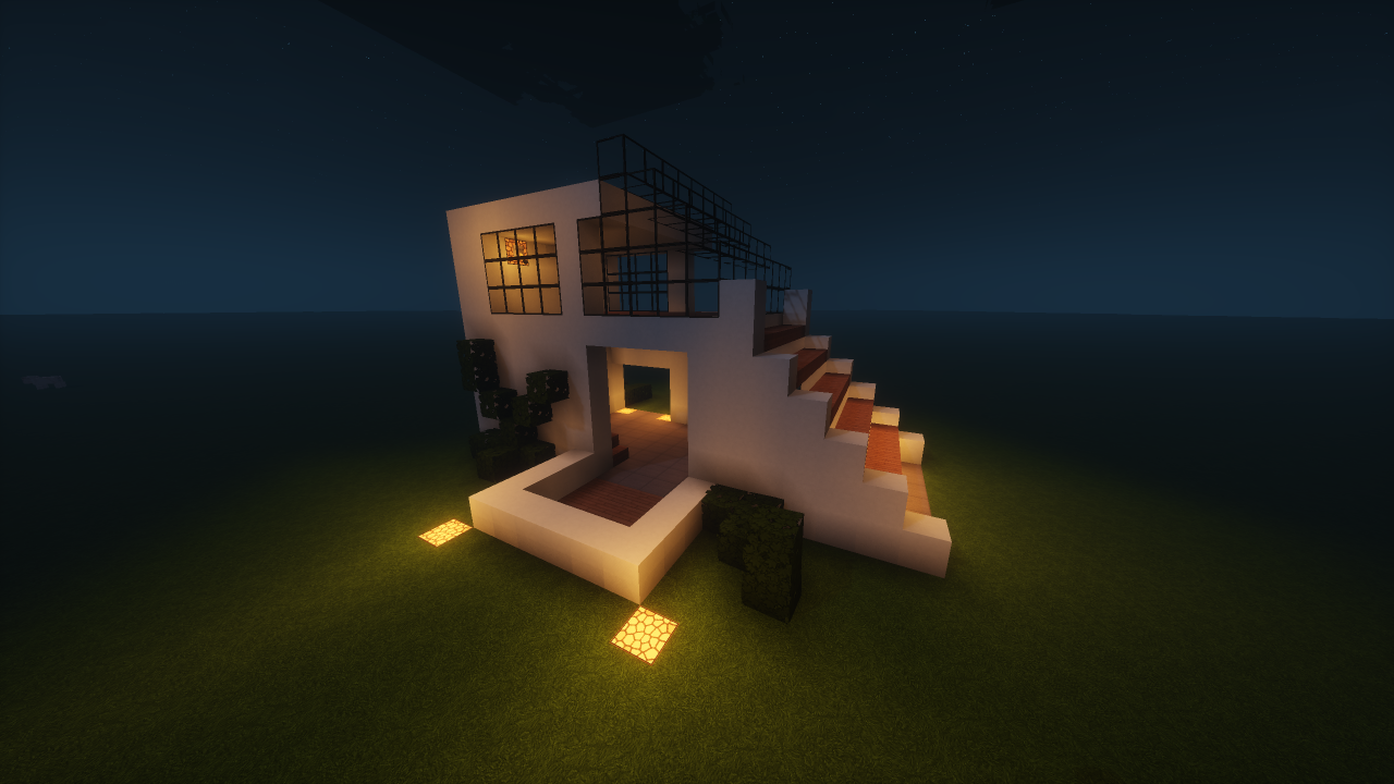 BOXY CLEAN Modern House 1.12 Minecraft Map