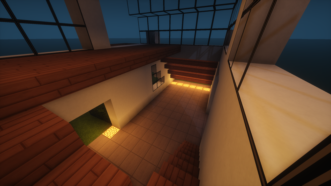 BOXY CLEAN Modern House 1.12 Minecraft Map