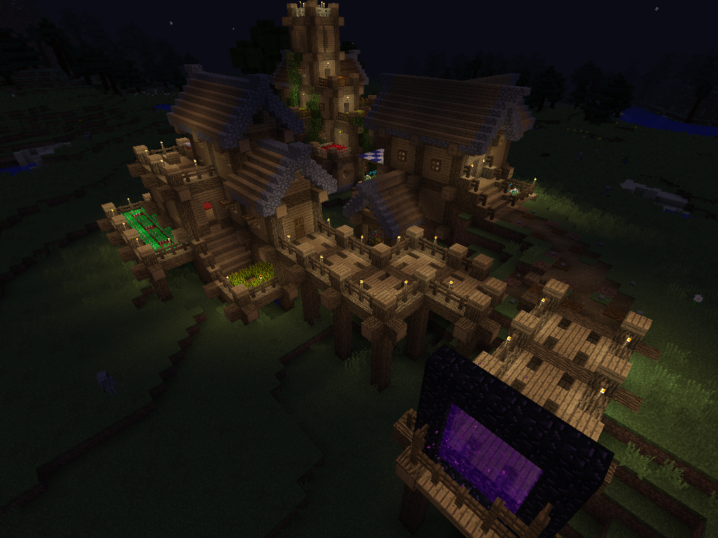 5x5 Chunks Houses Minecraft Map