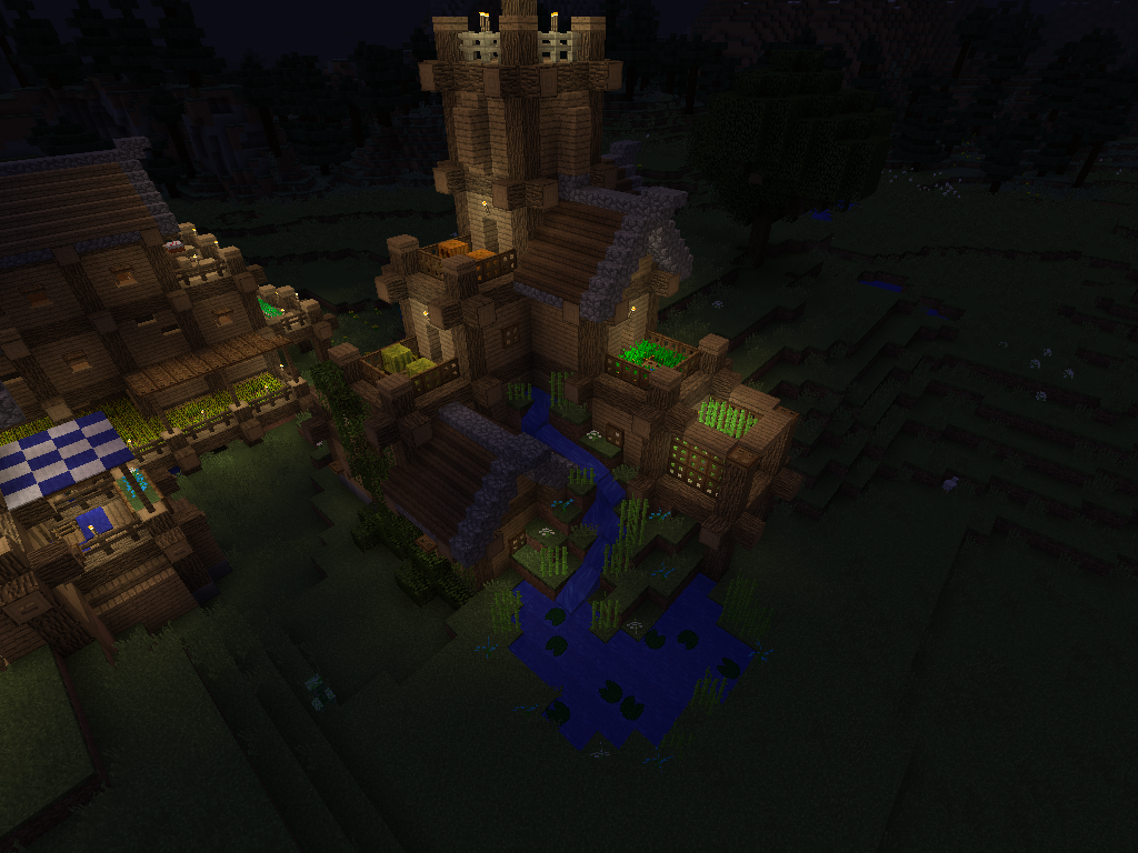 5x5 Chunks Houses Minecraft Map