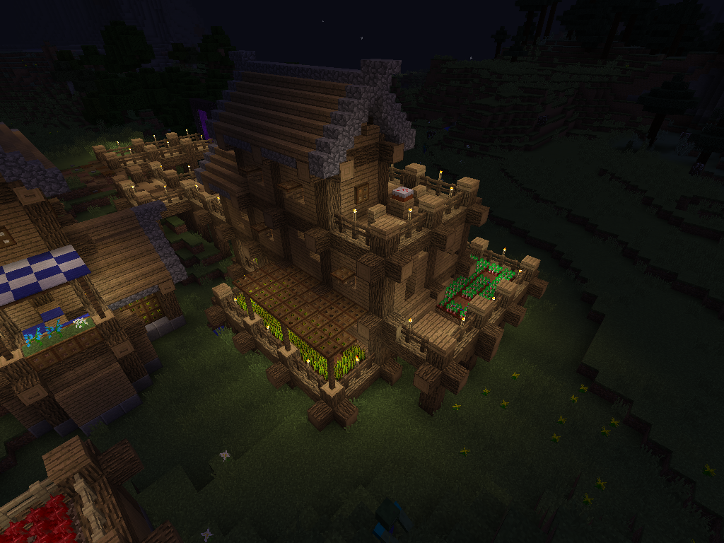 5x5 Chunks Houses Minecraft Map