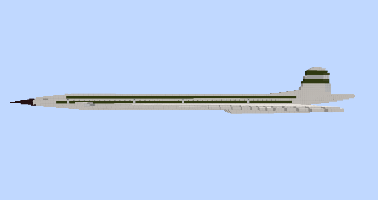 Supersonic Airliner Minecraft Map