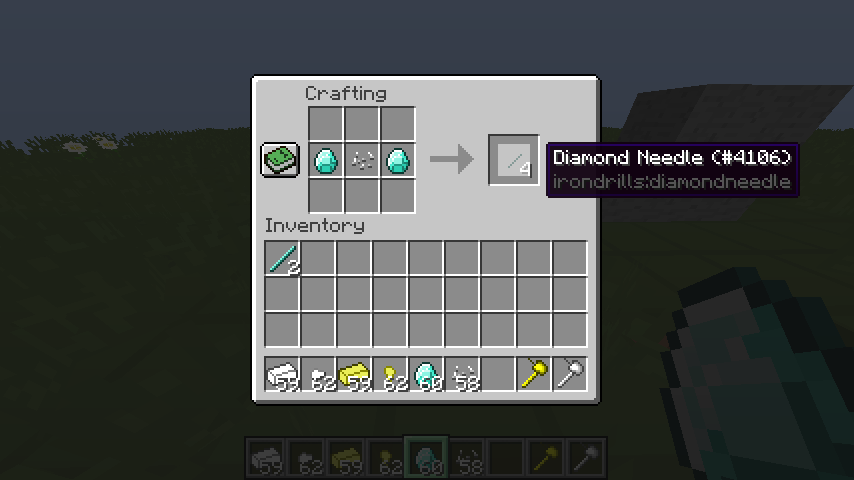 Iron Drills [Iron, Gold, Diamond, Emerald, Kermonium] Minecraft Mod