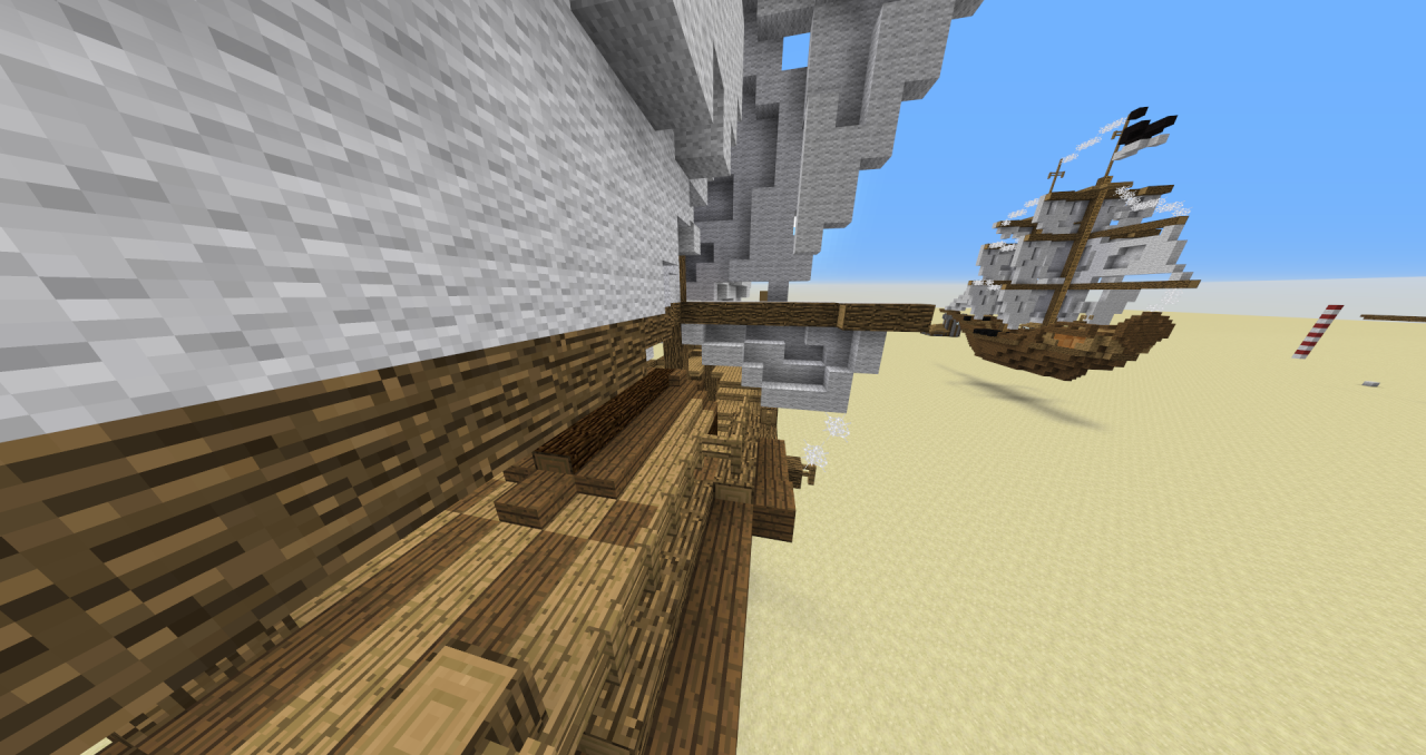 Small Trade/Merchant Ship Minecraft Map