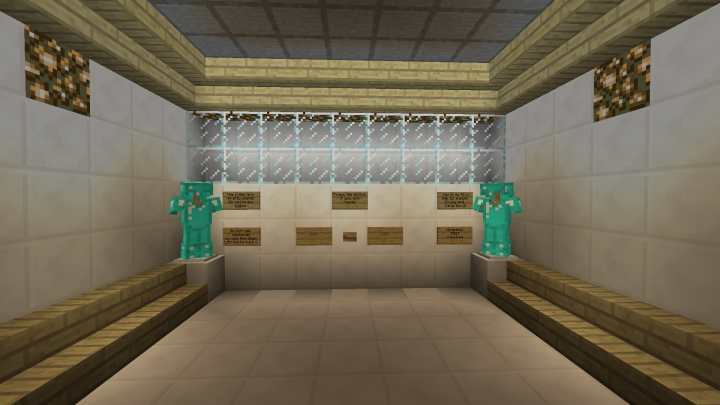 Find the button! Minecraft Map