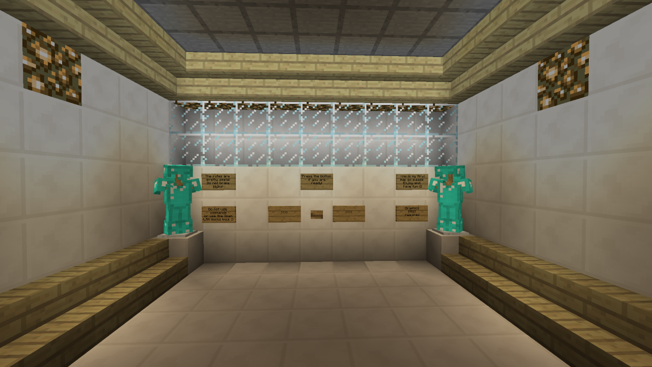 Find the button! Minecraft Map