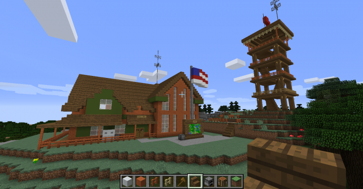 Ranger Station, Tower and Substation Minecraft Map