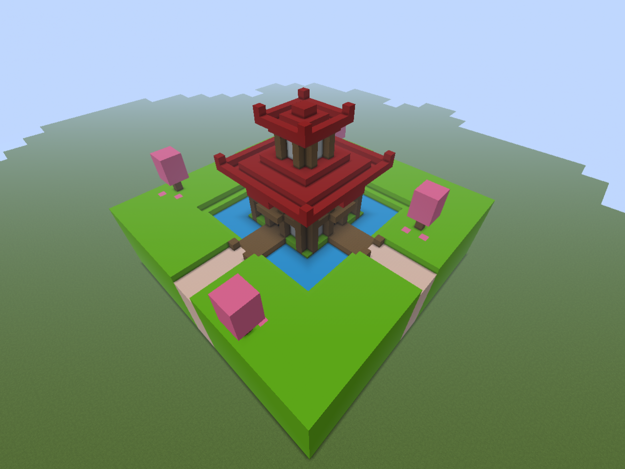 Japanese Building Minecraft Map