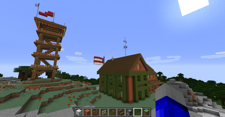 Ranger Station, Tower and Substation Minecraft Map