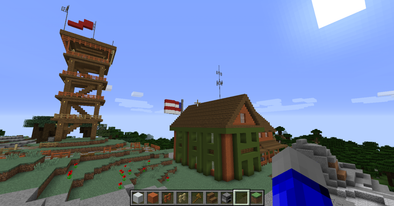 Ranger Station, Tower and Substation Minecraft Map