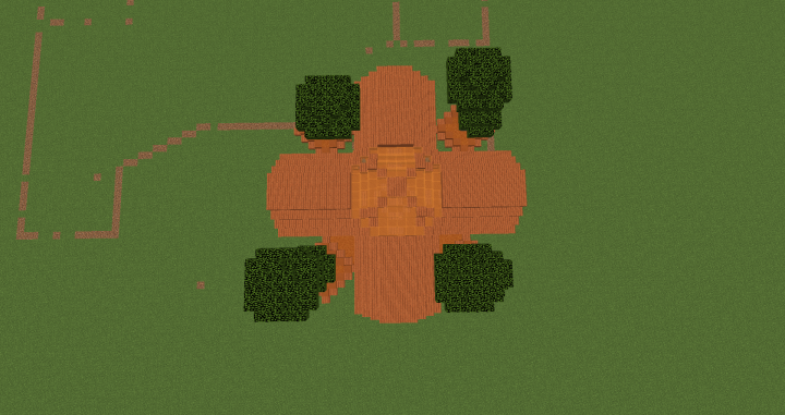 Acacia/Orange Theme Spawn Minecraft Map