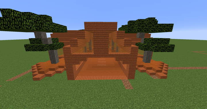 Acacia/Orange Theme Spawn Minecraft Map