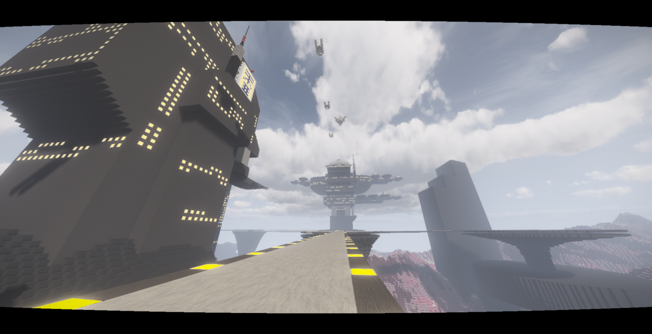 intergalactic village Minecraft Map