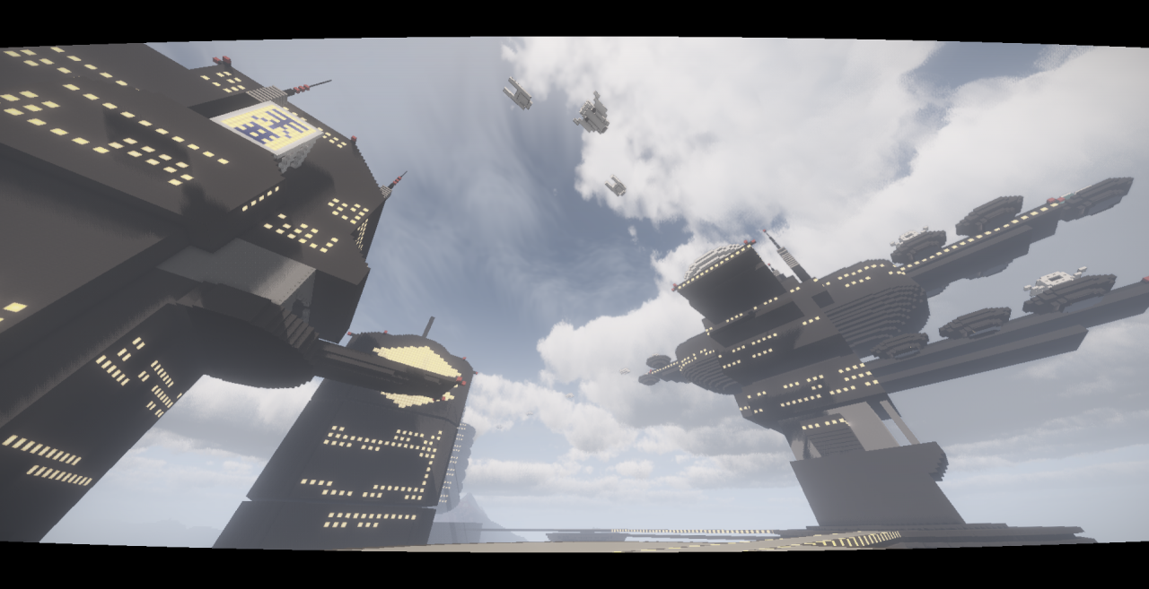 intergalactic village Minecraft Map