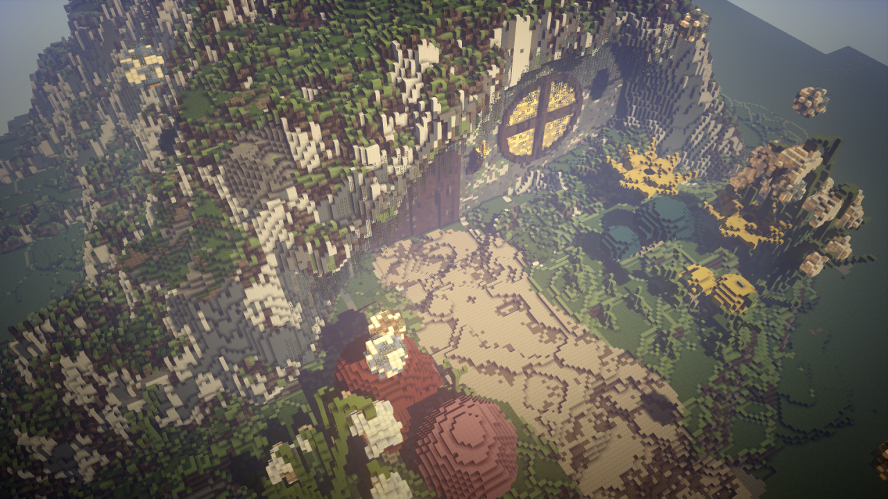 Giant Hobbit house Minecraft Map