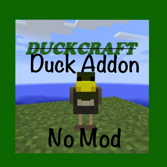 Duck Addon Minecraft Texture Pack