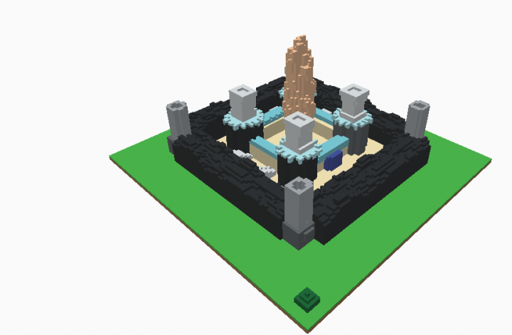 castle tinkercad Minecraft Map