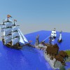 small medieval harbour Minecraft Map