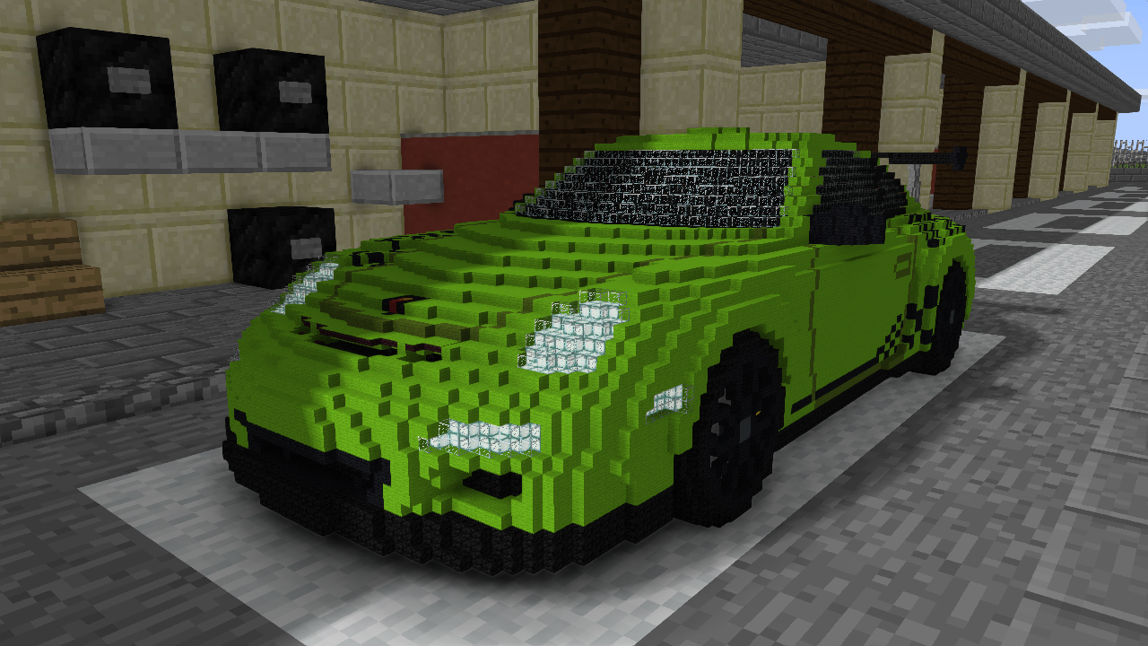 2010 Porsche 911 997.2 GT3 RS Minecraft Map