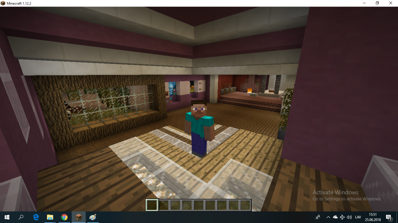 piston house Minecraft Map