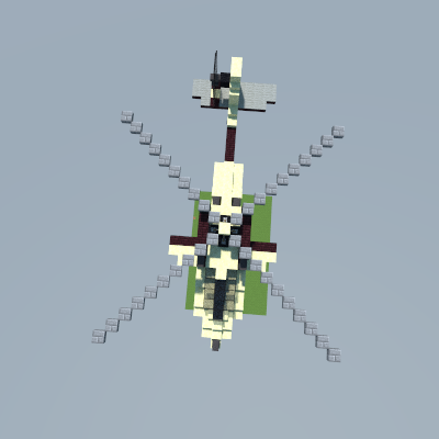 AH-64 Apache Minecraft Map