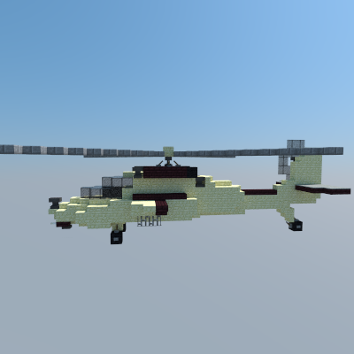 AH-64 Apache Minecraft Map
