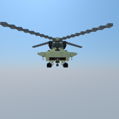 AH-64 Apache Minecraft Map