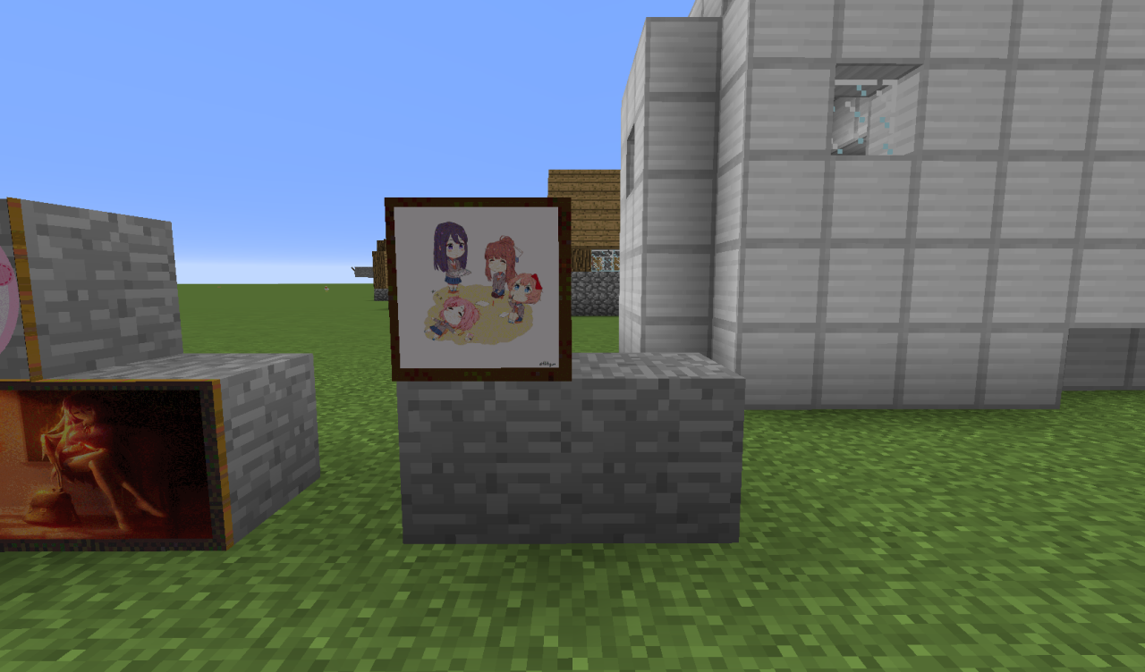 doki doki literature club Texture pack [Updated] Minecraft Texture Pack