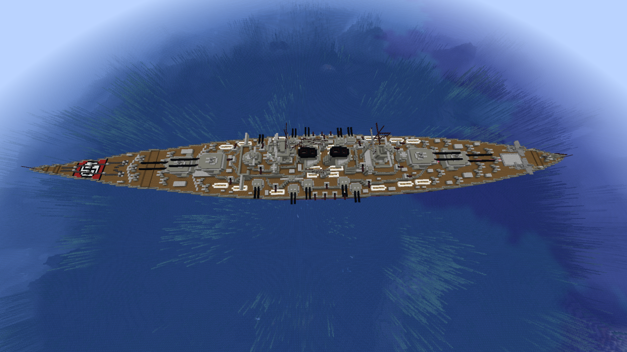 Super Battleship H44 by Lord Dakr Minecraft Map