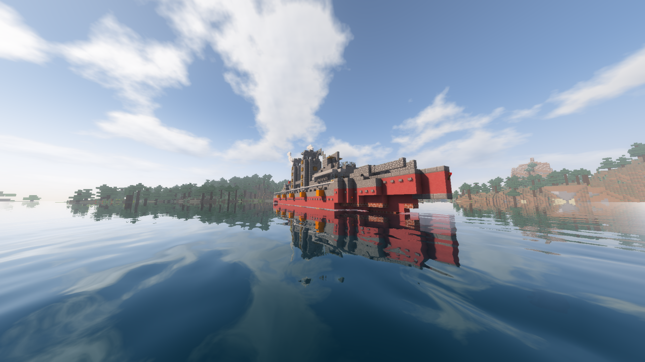 A simple military boat Minecraft Map